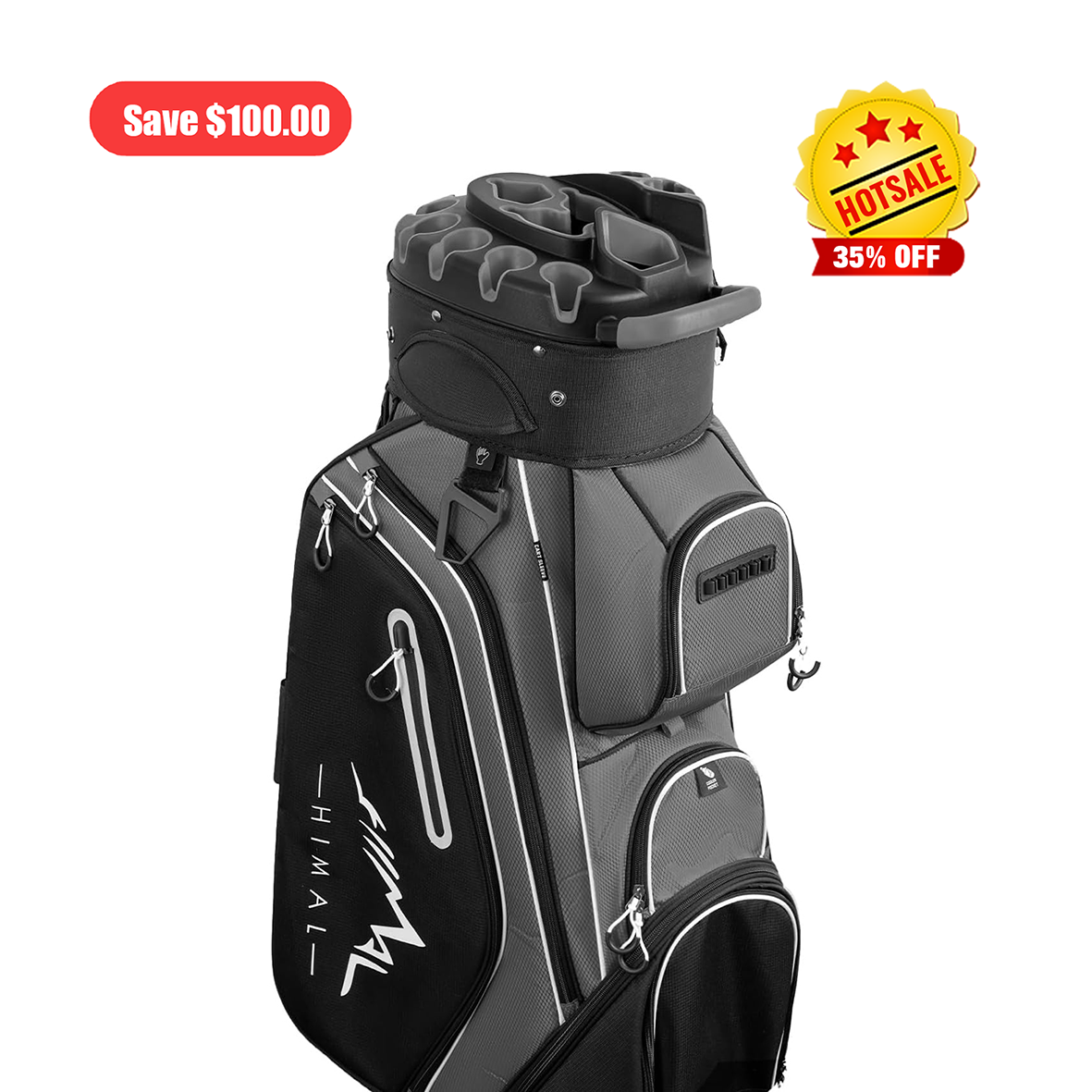 14-Way Golf Cart Bag Pro-Grey – Himal Shop